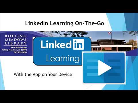 Get Started with the LinkedIn Learning Mobile App