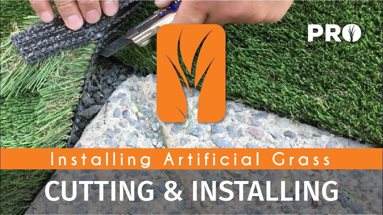 Cutting & Installing Artificial Grass - Step 4