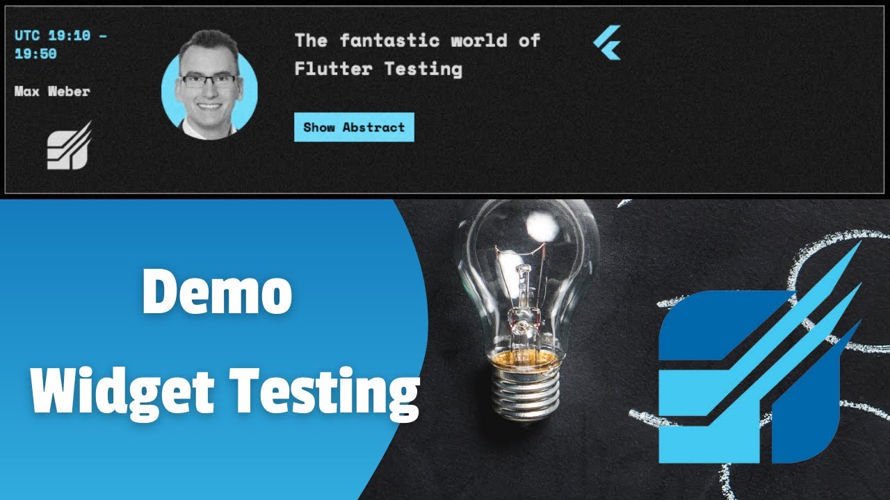 Widget Test Demo - Cross Platform Mobile Development Summit 2020