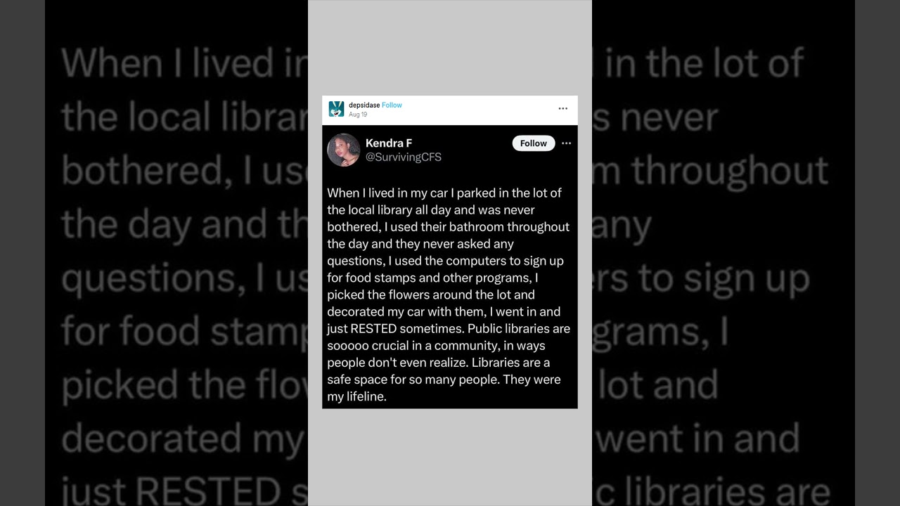 Public Libraries Are Lifelines Tumblr Post