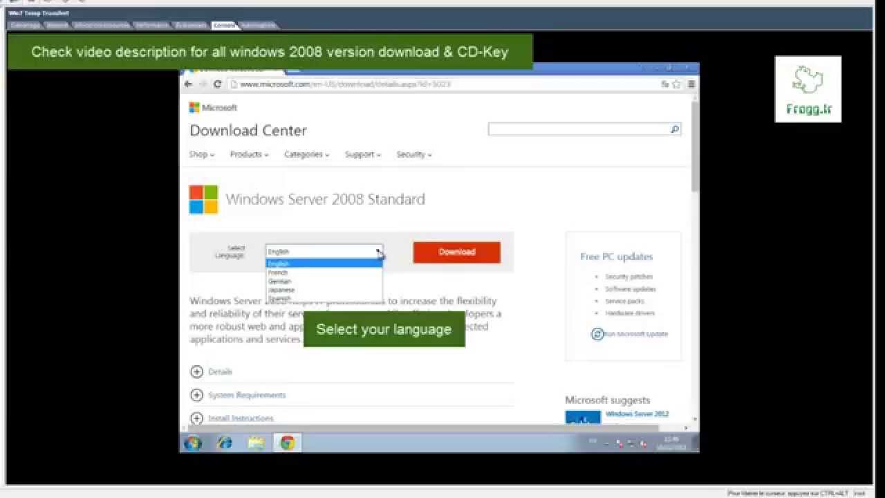 Windows 2008 Official Downloads - All versions and CDKey