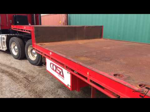 2002 Freightmaster Model ST3 Triaxle 45ft Drop Dec