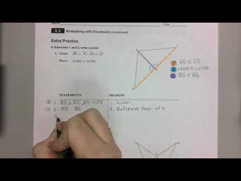Geometry 5.3 SAS Proofs