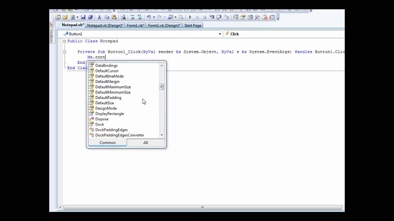 Visual Basic 2008 - Usercontrol