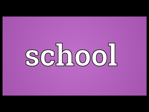 School Meaning