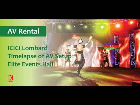 AV Rental for ICICI Lombard Event at Elite Events Hall