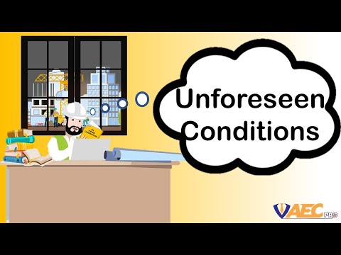 What is Unforeseen Conditions? | Word no 13 from AEC Handbook |