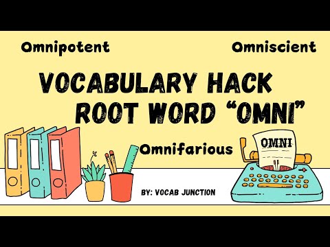 VOCABULARY HACK: ROOT WORD OMNI #english #youtubevideo #vocabulary #englishgrammar #language #cbse