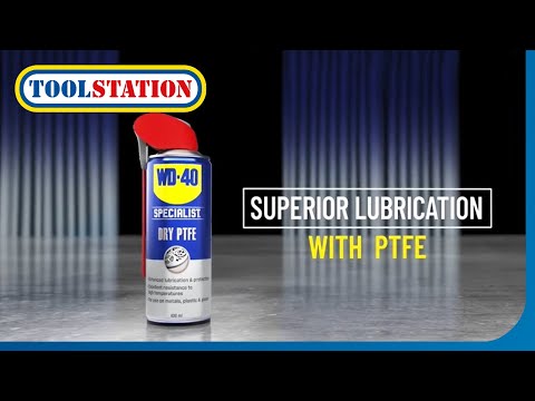 Efficient Lubrication: WD-40 Specialist Dry PTFE Spray for Smooth Operations | Toolstation