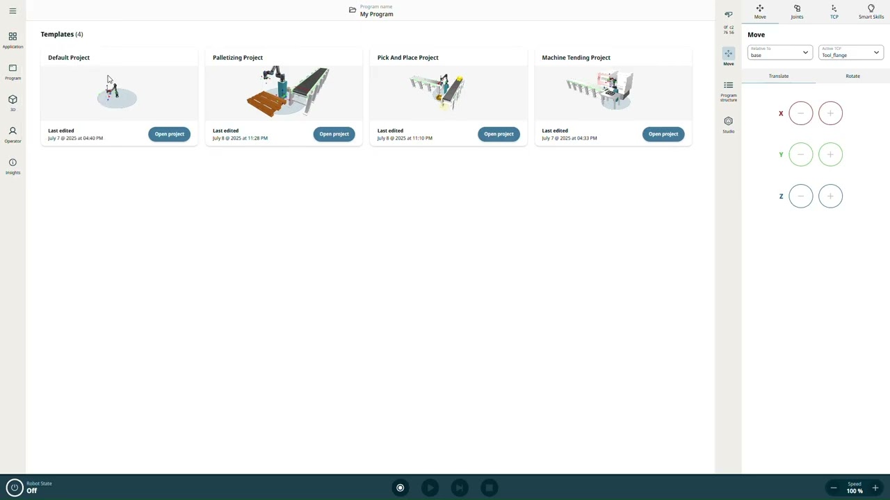 01 Getting Started with Projects in UR Studio