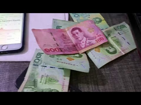 200/- thai bhat from BANGKOK converted in PKR money from EXCHANGE KIOSK
