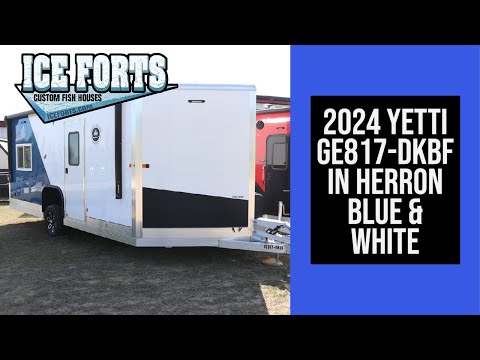 2024 8' x 17' Yetti GE817 DKBF Fish House RV