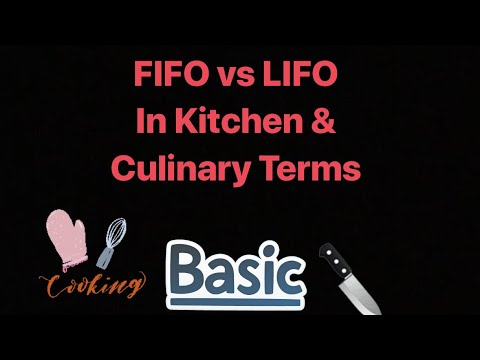 FIFO LIFO IN KITCHEN || culinary terms for Ihm students || mise en place || Mirepoix || boquet garni