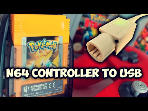 💾 DIY NINTENDO 64 CONTROLLER TO USB・Free STL File for 3D printing・Cults