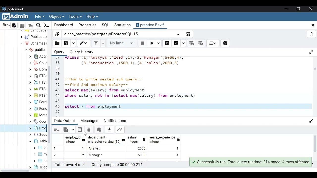 How to write nested subquery in SQL (PostgreSQL)