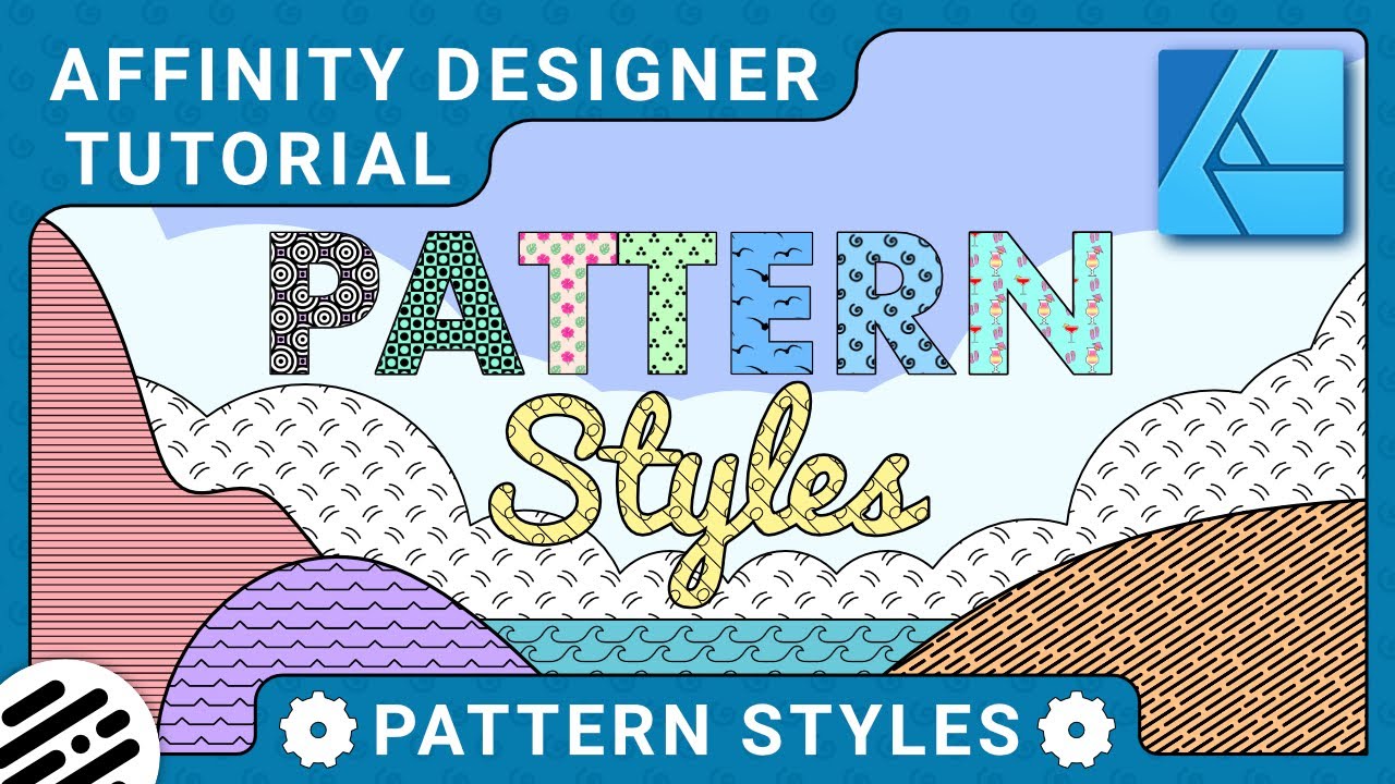 Affinity Designer Pattern Fill Styles Tutorial