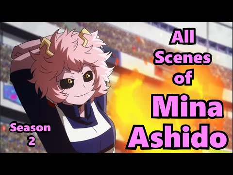'All' Scenes of Mina Ashido in Season 2 (BNHA)