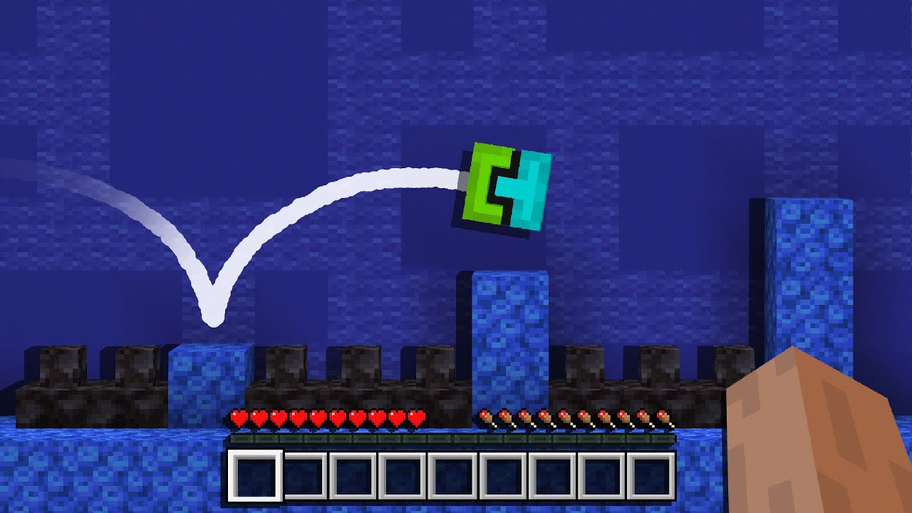 I Built Working Geometry Dash in Minecraft