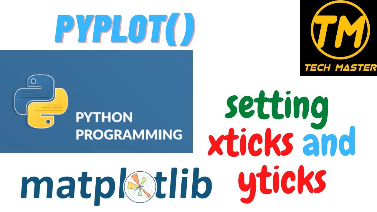 Setting ticks in python using matplotlib | Setting ticks for x and y axes in python |xticks | yticks