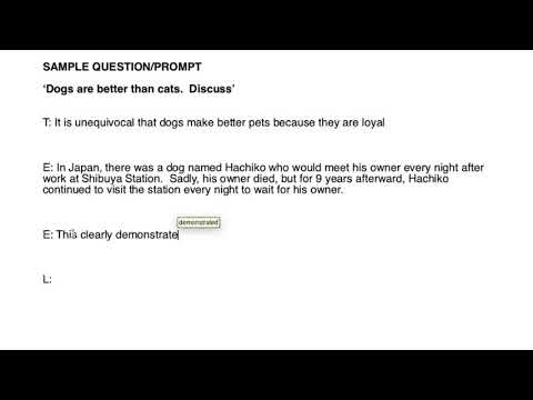TEEL paragraphs