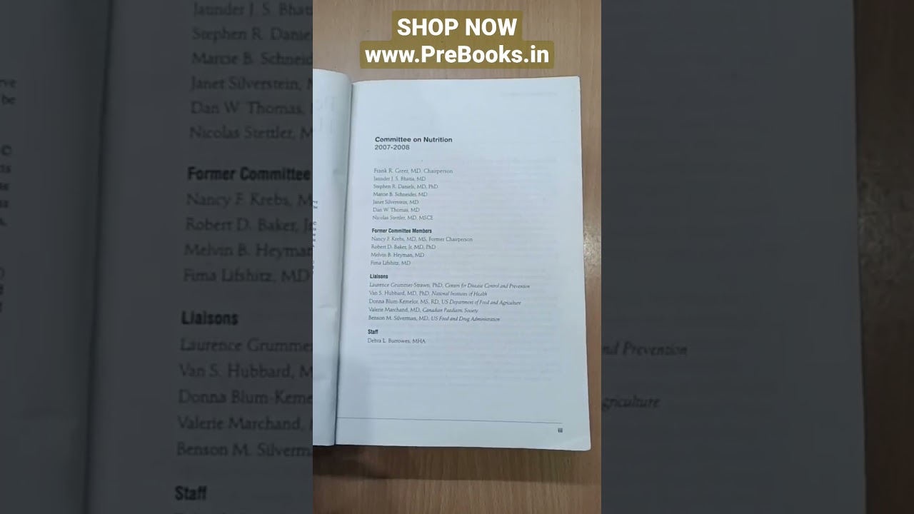 Pediatric Nutrition Handbook: 6th Edition SHOP NOW: www.PreBooks.in #shorts #viral #prebooks #books