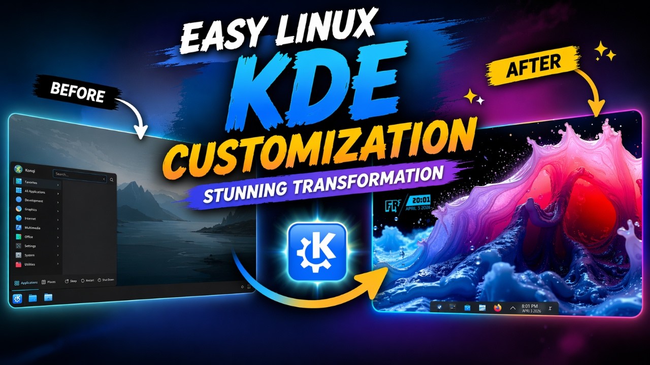 KDE Plasma Customization for Beginners – Transform Your Linux Desktop