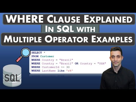 SQL Tips - WHERE Clause Explained | Basic, AND/OR, Between, Like and Wildcard Characters