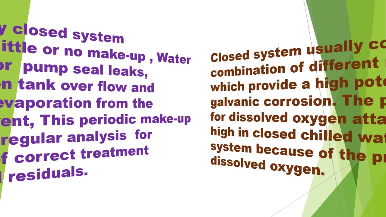 Method of Statement for Cleaning Flushing of Chilled Water Piping.  Part. 1