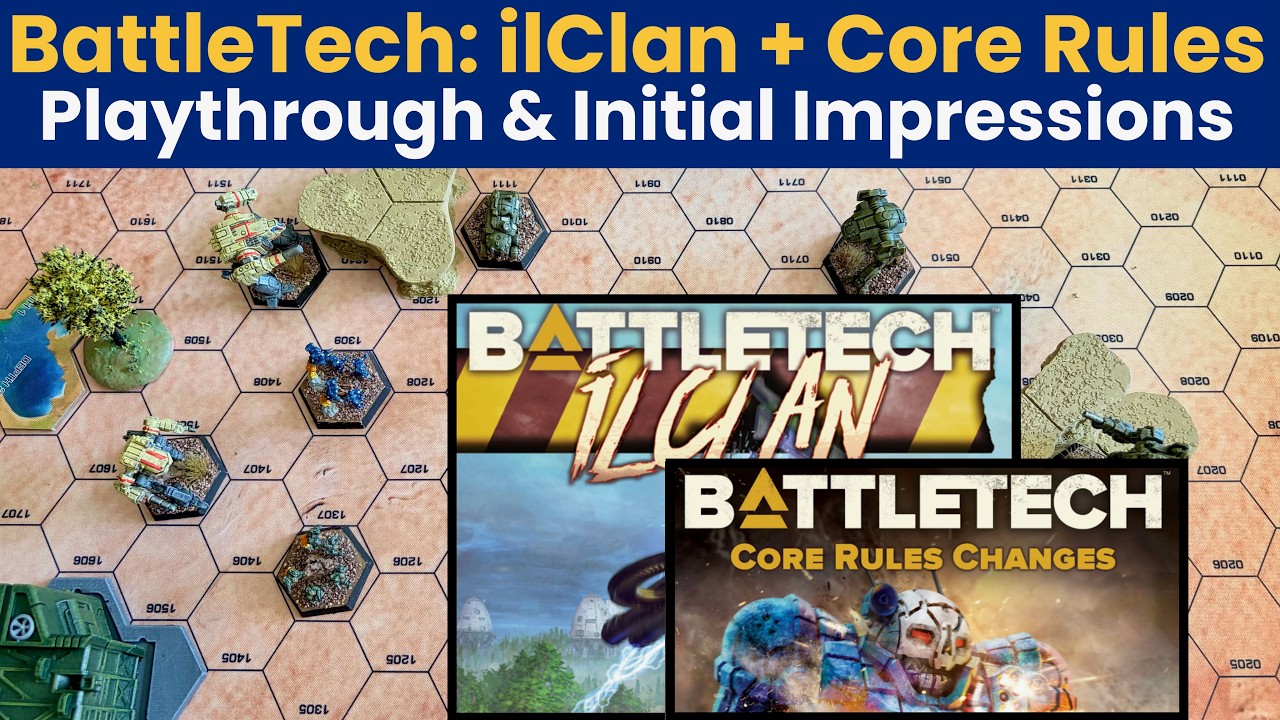 ilClan + Core Rules - How Does it Play? | BattleTech Core Products Full Playthrough & Impressions