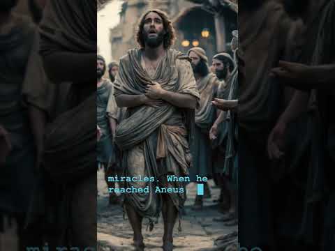 Aeneas: Healing in Lydda. #faithingod #god #hope #bible #biblecharacters #bibleverse #biblestudy