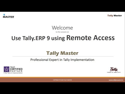 Remote Access in Tally – Tally Master – Tally 5 Star Partner