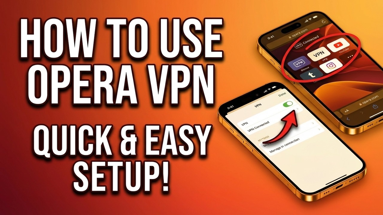 How to Use the Free VPN in Opera (Desktop & Mobile 2026)