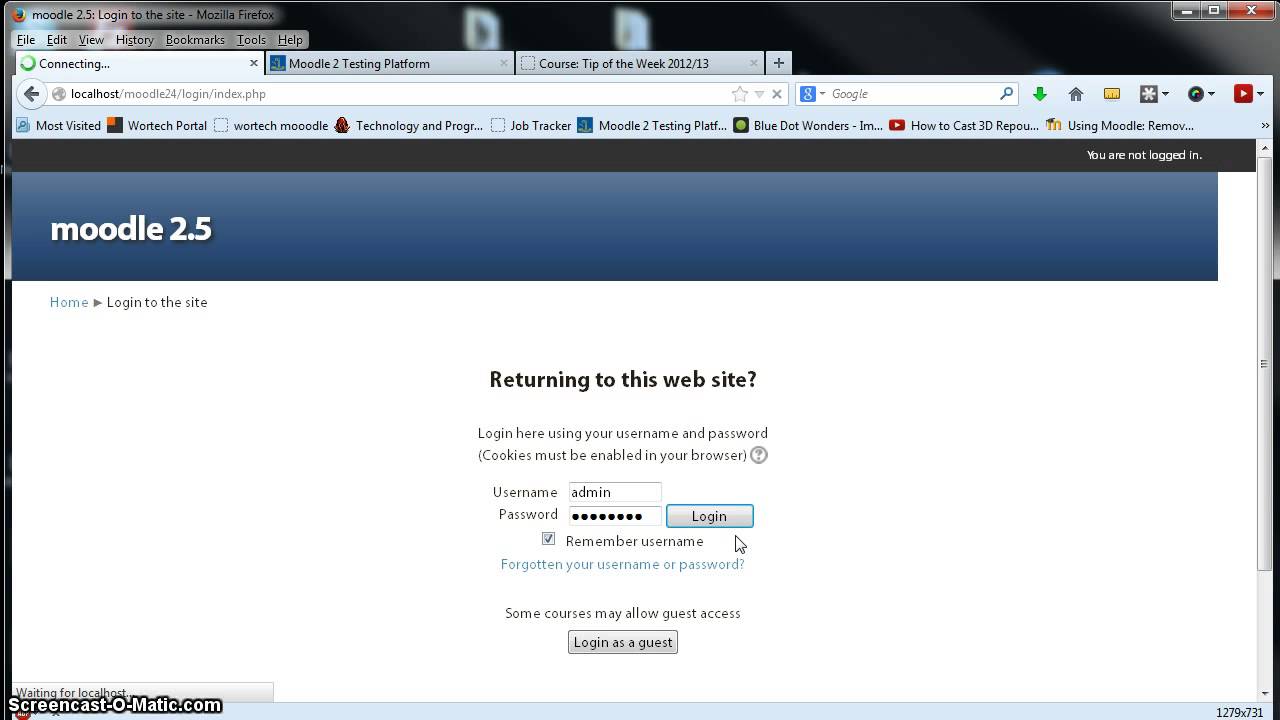 Testing the PDF assignment plugin