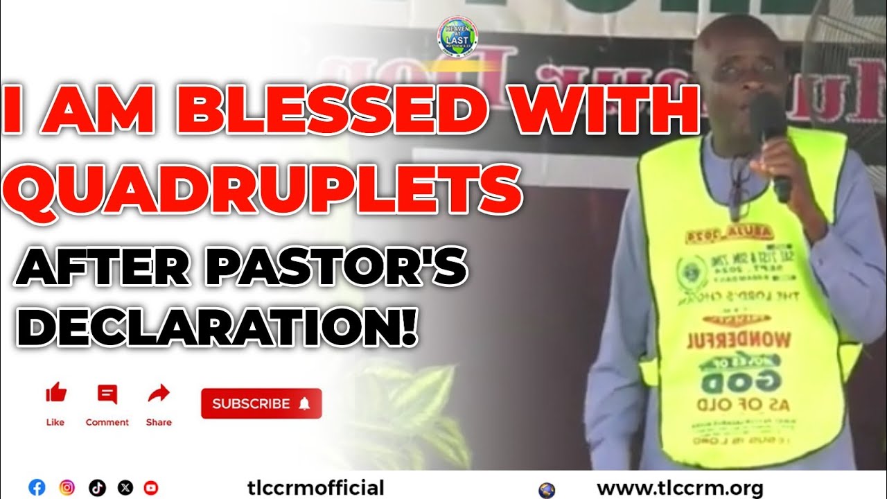 I AM BLESSED WITH QUADRUPLETS (4 BABIES) AFTER PASTOR'S DECLARATION!