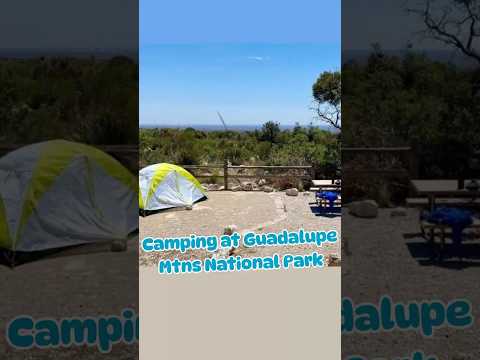 Camping at Guadalupe National Park