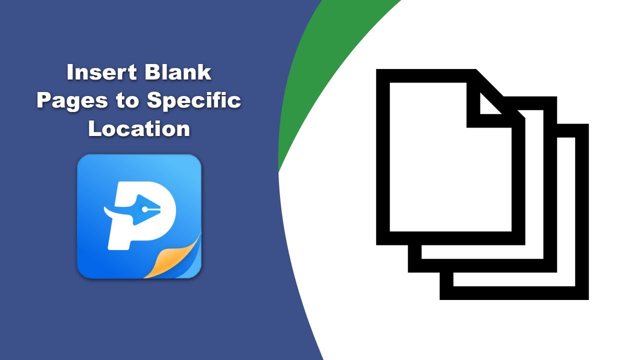 How to Insert Blank Pages at Specific Locations in a PDF Document in EaseUs PDF Editor