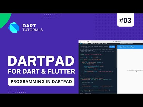 Dartpad Tutorial | Dartpad for Dart & Flutter | Dart Tutorial