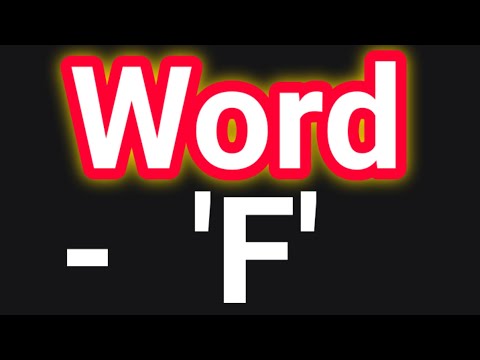 Top 10 positive words start with Letter - ‘F' ll Word F