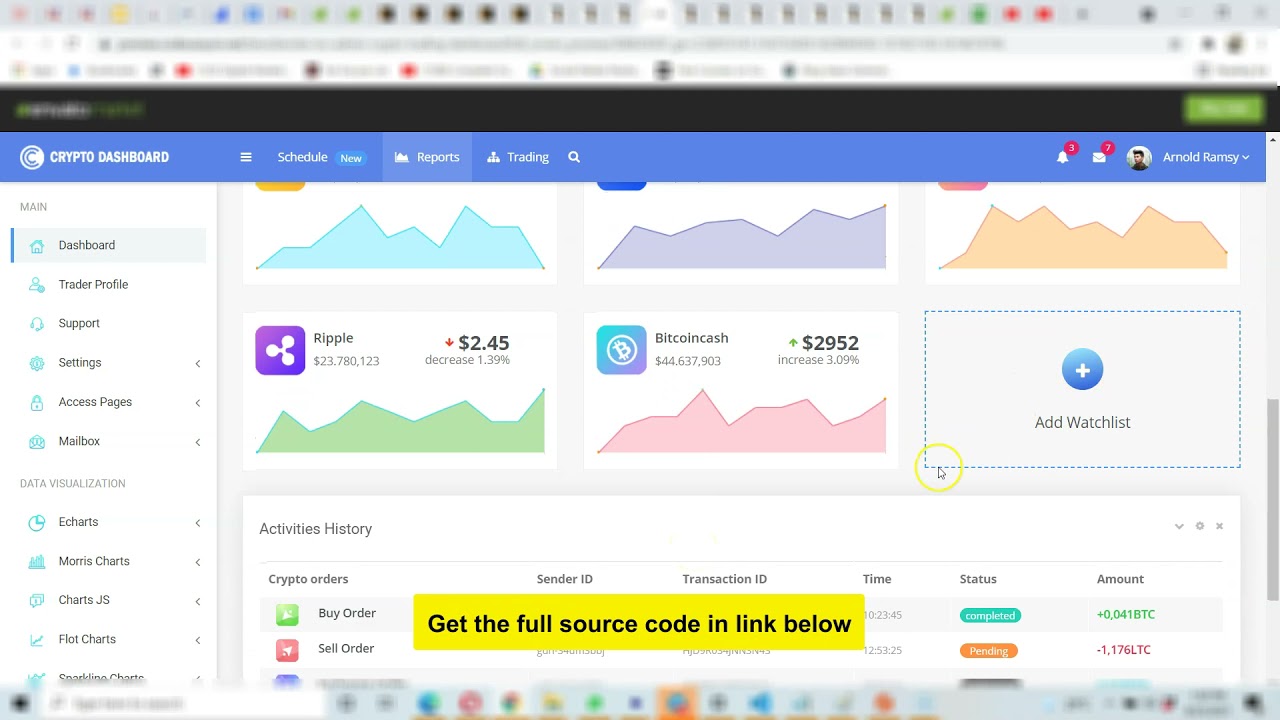 Full source code: ICO cryptocurrency launch sales template | css, html script template