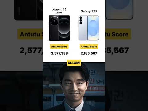 Xiaomi 15 Ultra VS Galaxy S25 AnTuTu score comparison #s23ultra #xiaomi #newphone