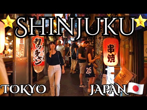 Shinjuku Tokyo, 4K Night Walk - Neon Madness, Night Life, Japan #holiday #walkingtour ##travel