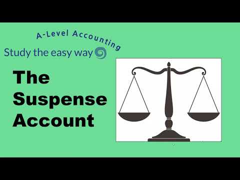 A-Level Accounting: The Suspense Account (Study the easy way)
