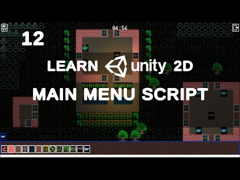 Steam Community :: Video :: Video 12 Main Menu Script - Learn Unity 2D - Unity 2021