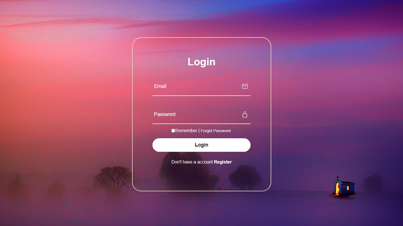 How to Create an Animated Login Form with HTML & CSS
