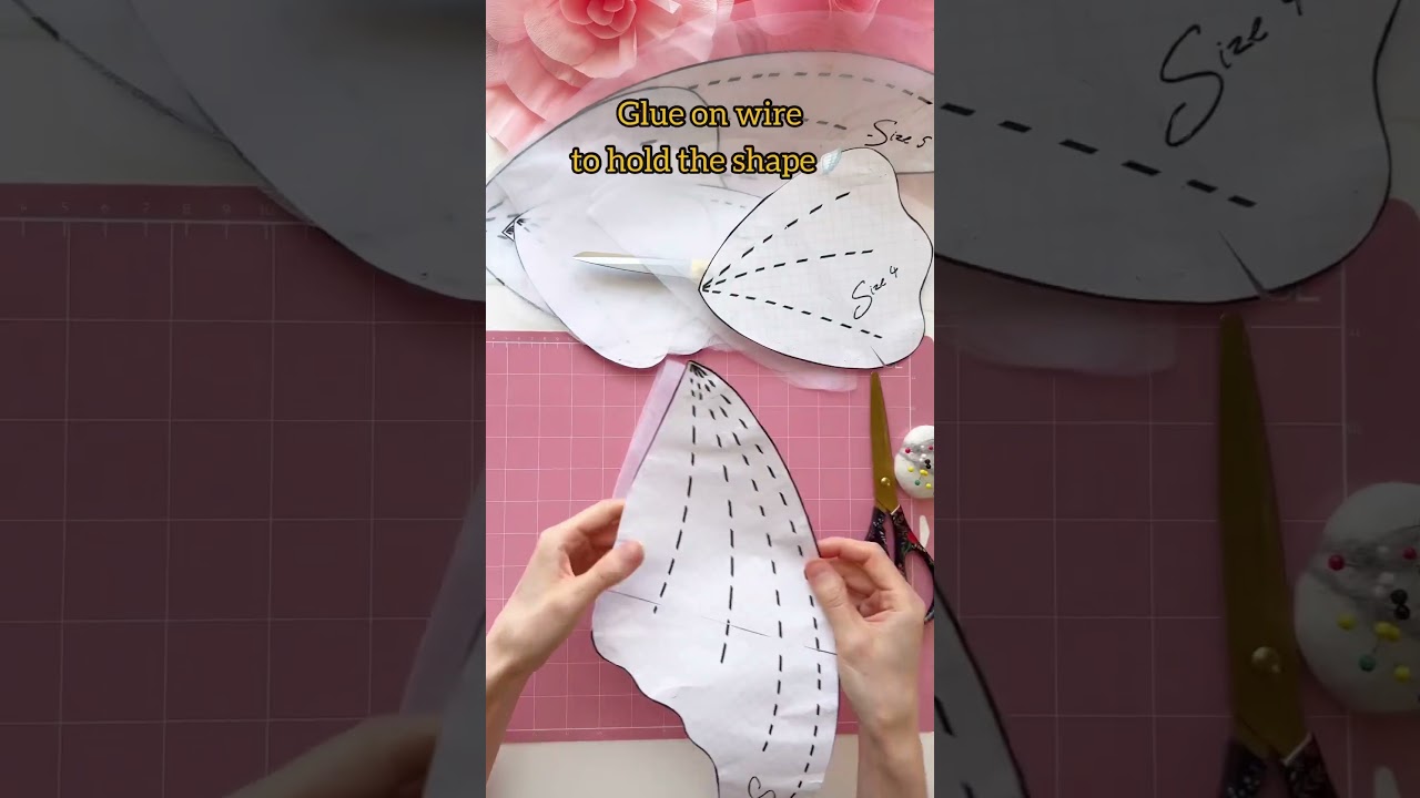 DIY Tutorial Giant Organza Butterfly
