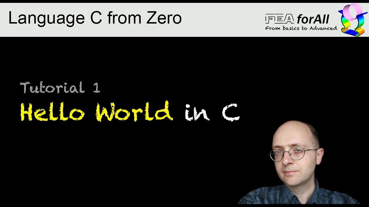 Tutorial 1 - Hello world in C
