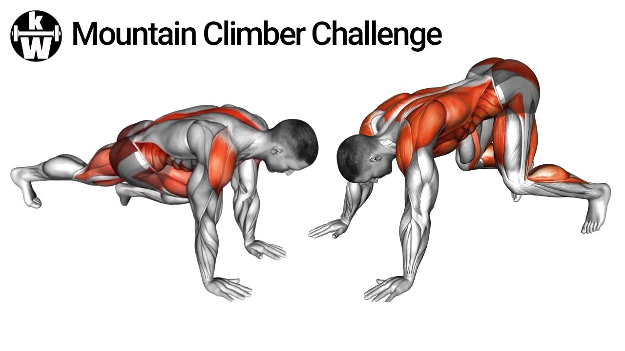10 Different Mountain Climber Challenges (The Best Workouts to Build a Toned Body)
