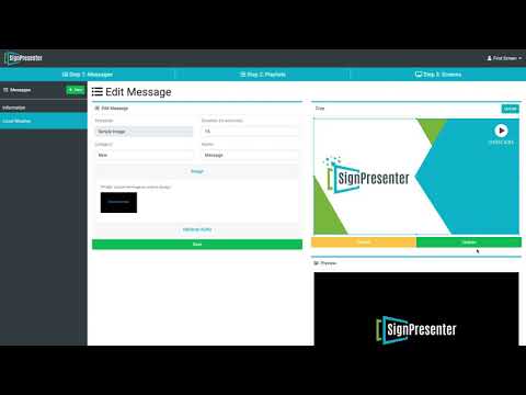 Setup and Installation | Sign Presenter Support