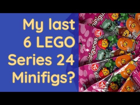 Unboxing the last 6 figures from Lego Collectible Minifigures Series 24