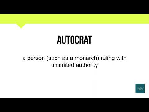 How To Pronounce Autocrat | Meaning | Pronunciation